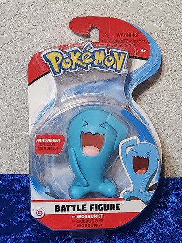 Pokemon Laughing Wobbuffet 2.75"Battle Figure Articulated 2018 ~ NEW in ...
