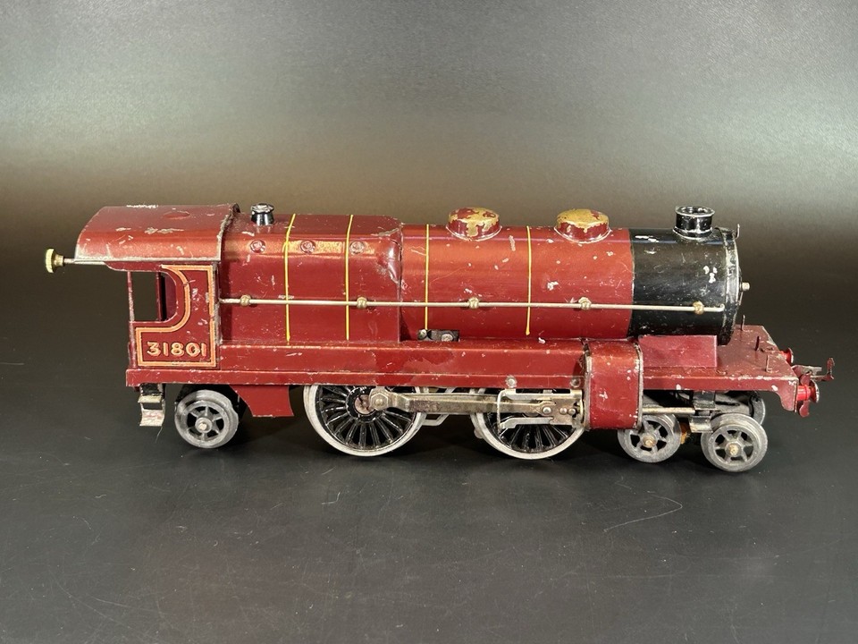 A Rare French Hornby O Gauge Clockwork No.3C 4-4-2 Loco PLM Maroon No ...