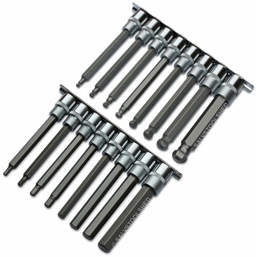 Hex Bit Socket Set Ball Point Allen Key Allan Alan Head Keys Sockets 1/ ...