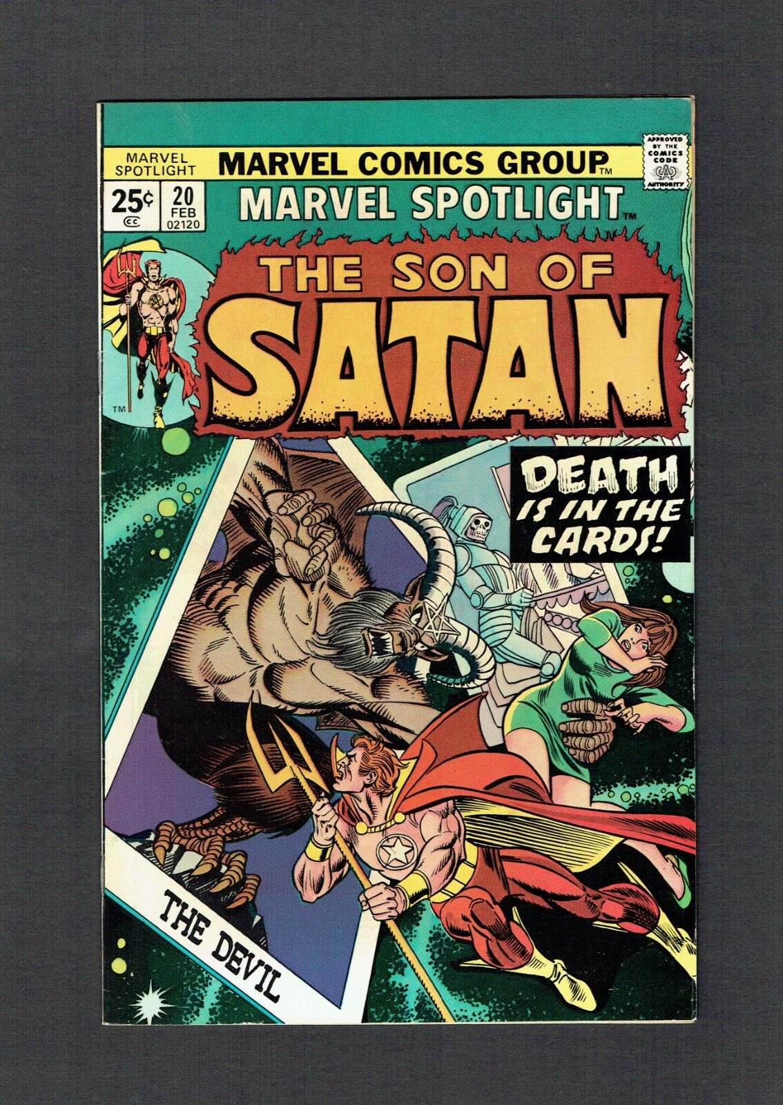 Marvel Spotlight #20 Marvel Comics 1974 VF+ Daimon Hellstrom Son of ...