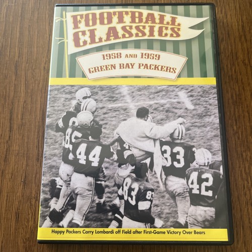 Football Classics DVD 1958 1959 Green Bay Packers Highlights Vince ...