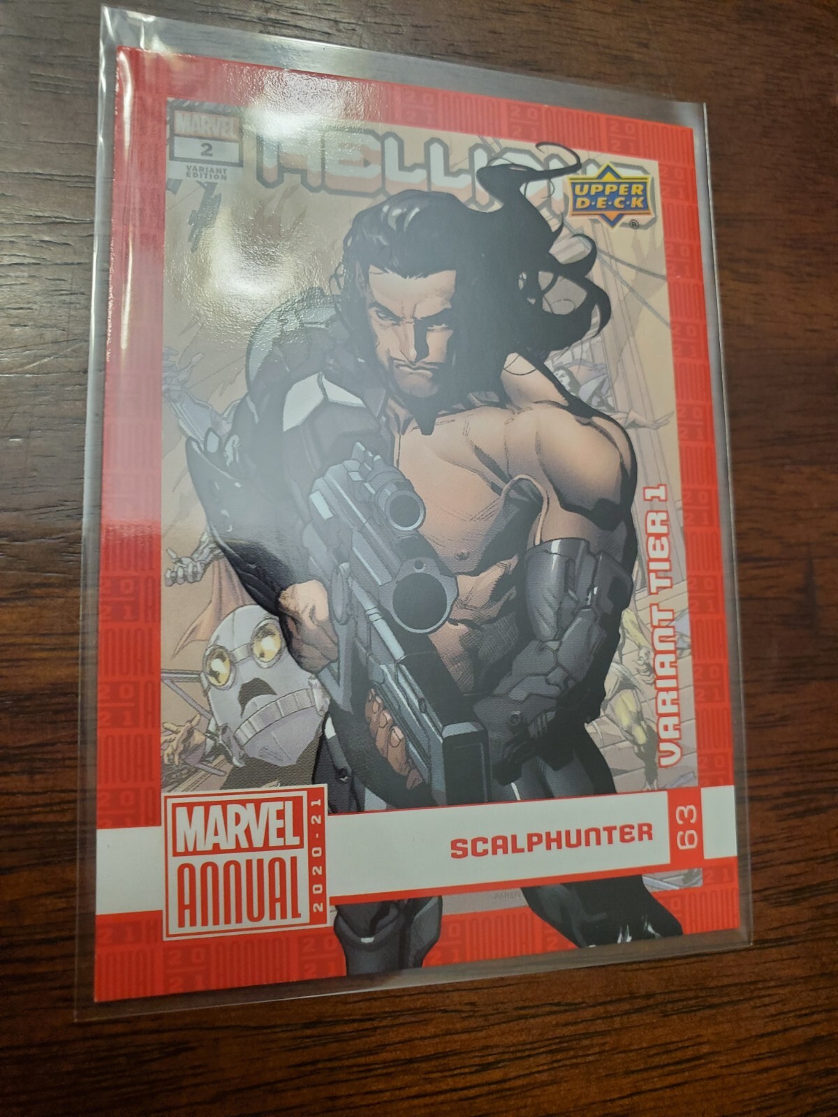SCALPHUNTER / Marvel Annual 2020-21 (UD 2022) BASE Card #63 - VARIANT ...