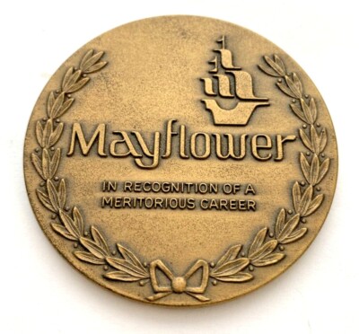 Vintage Aero Mayflower Transit Co. Bronze Award (B2) | eBay