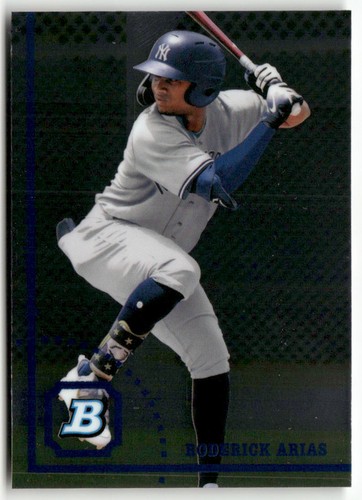 2022 Bowman Heritage - Chrome Prospects Roderick Arias #BHPC-102 (RC ...