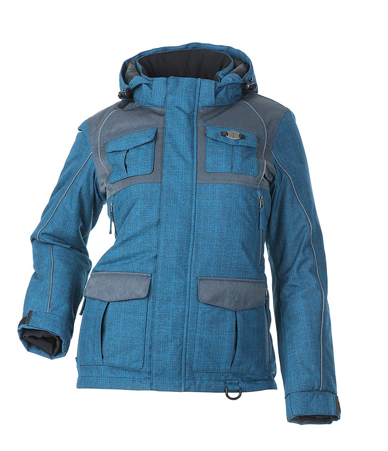 Divas Snow Gear Arctic Appeal Ocean Blue Snowmobile Winter Jacket | eBay