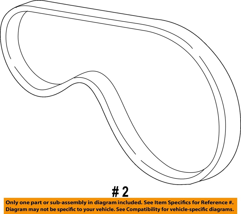 GM OEM-Serpentine Drive Fan Belt 12576447 | eBay