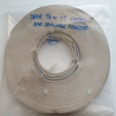 10 x 365R 1/4W 1% 100PPM SMD DRALORIC RESISTOR. (R509 ...