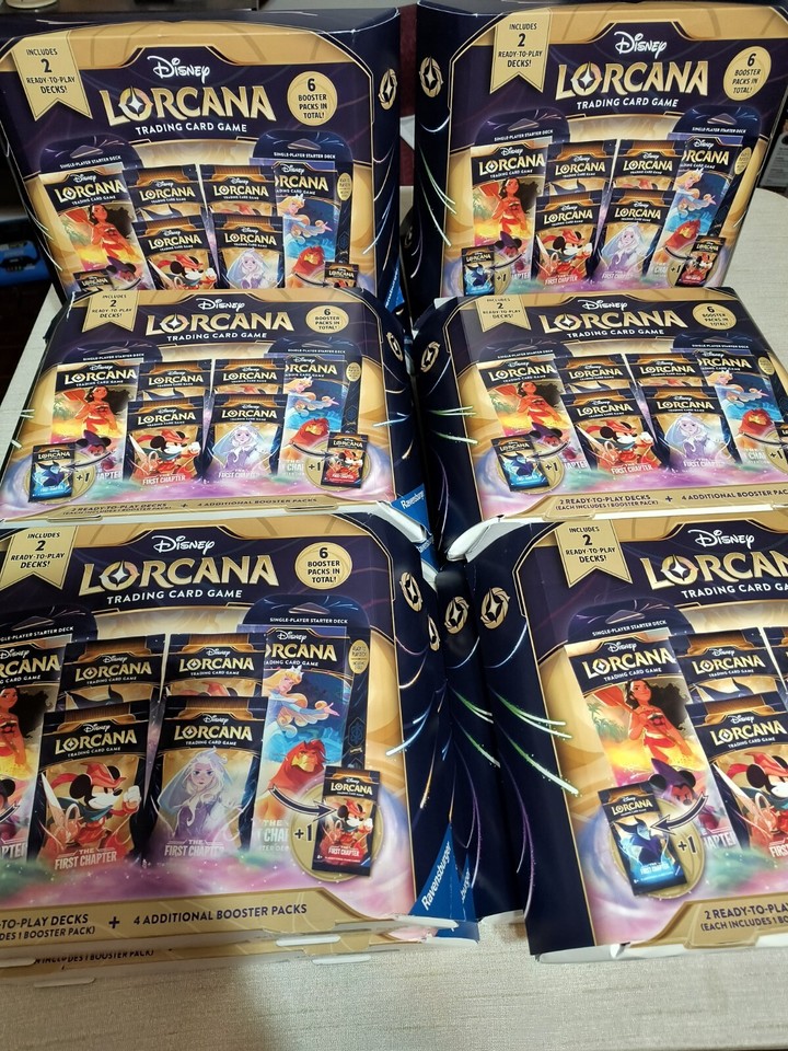 IN HAND Disney Lorcana: First Chapter Target Bundle Gift Box - 6 ...