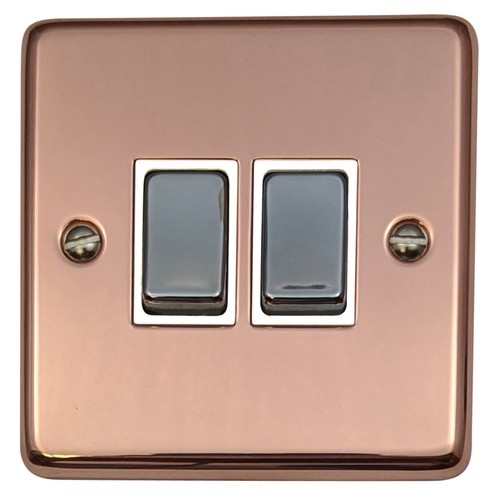 Bright Copper CBC2 Plug Sockets, Light Switches, Dimmers, Cooker ...