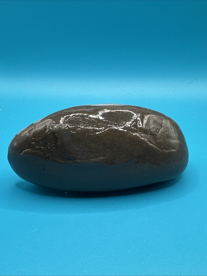 Hand Painted Rock Art Christmas Tree Tipped Over By Cat Rock Gift | eBay