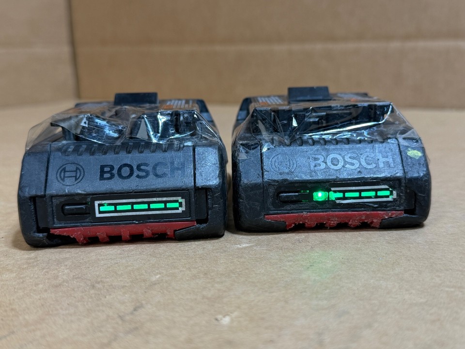 [2-PACK] BOSCH [GBA18V40] GENUINE CORE18V 18V 4.0 AH LI-ION BATTERY ...