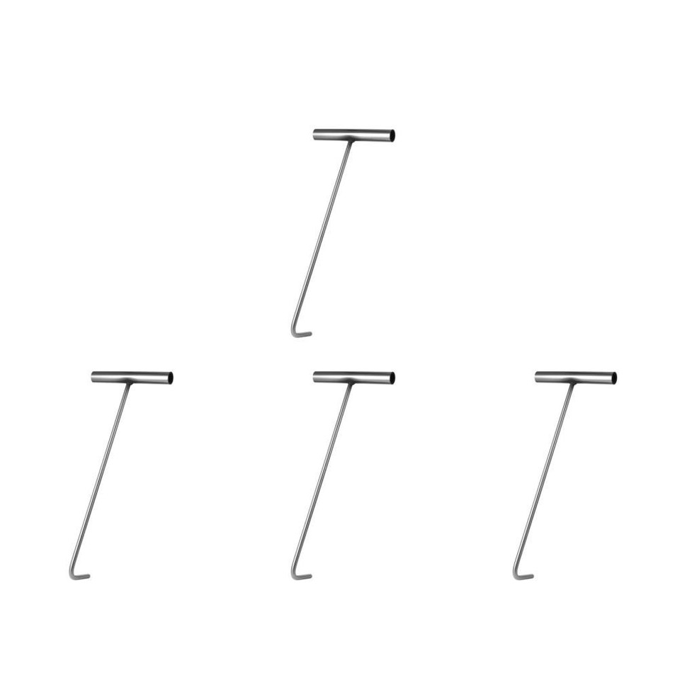 4pcs Manhole Cover Hook Roll Up Door Stainless Steel Manhole Cover ...