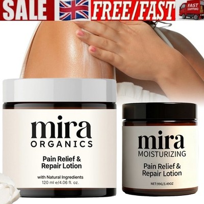 Mira Organics Pain Relief Repair Lotion Cream Natural Ingredients Skin ...