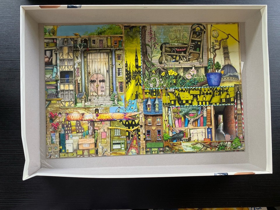Ravensburger Puzzle COLIN THOMPSON - BIZARRE TOWN 5000 pcs NEW BOX ...