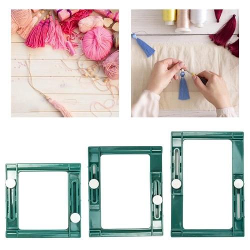 Manual Handmade Weaving Tools Tassel Maker Square Plastic Ajustable ...