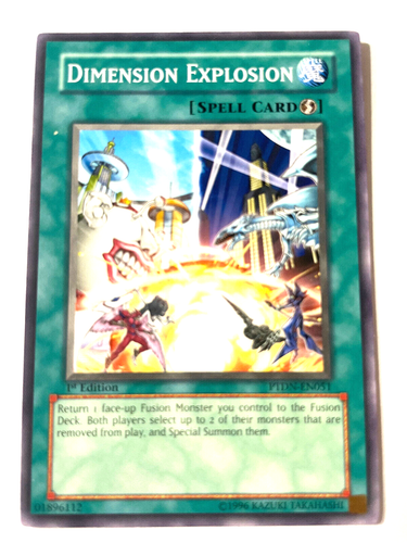 Dimension Explosion - PTDN-EN051 - Common - 1st Edition - NM - Yugioh ...