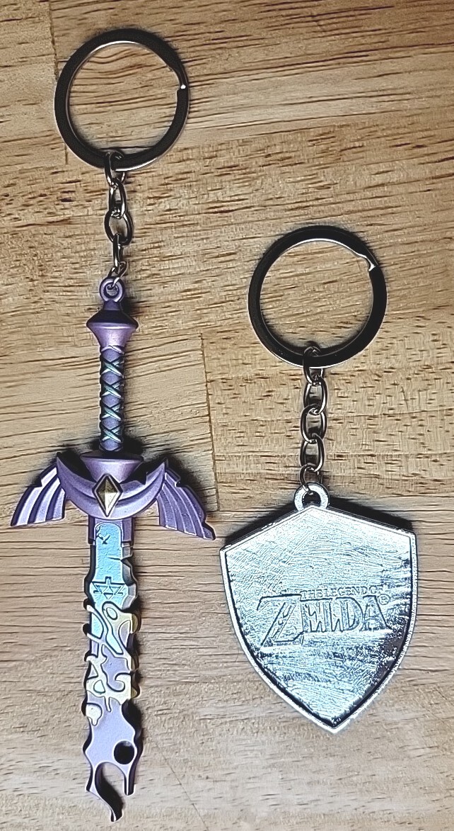 TotK Zelda Keychain Merchandise Tears of The Kingdom Link Master Sword ...