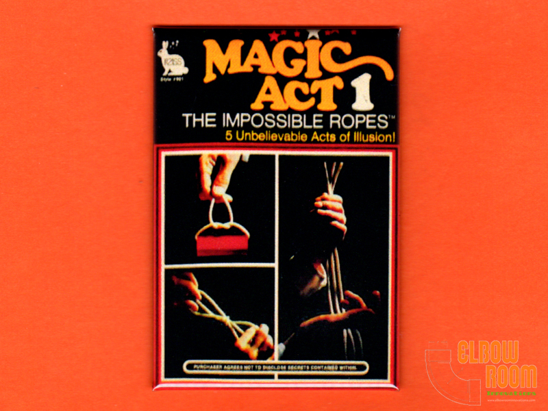 Magic Act 1 Impossible Ropes box art 2x3" fridge/locker magnet Reiss | eBay