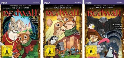 Retter von Redwall - Die komplette 1+2+3. Staffel Pidax 6 DVD's/NEU/OVP ...