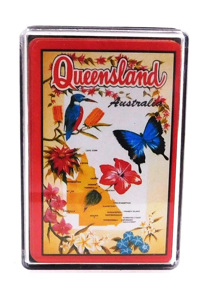 International Playing Cards 1 Deck Queensland Australia Souvenir ...