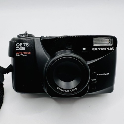 Olympus OZ-76 Zoom 35mm Film Camera Tested with Flash & Self-timer | eBay