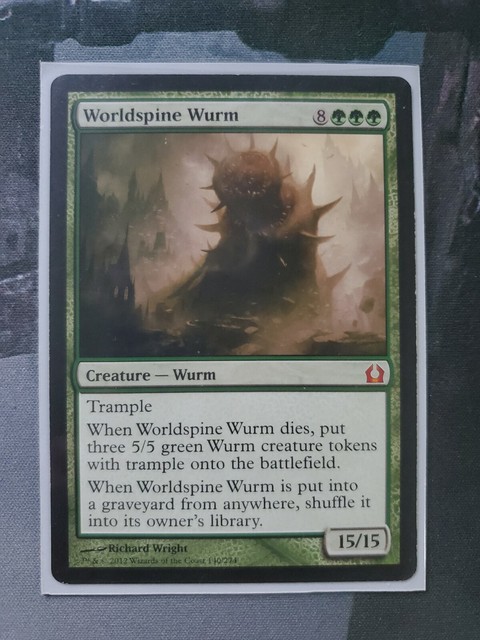 Worldspine Wurm - RTR - NM - English - Magic the Gathering | eBay