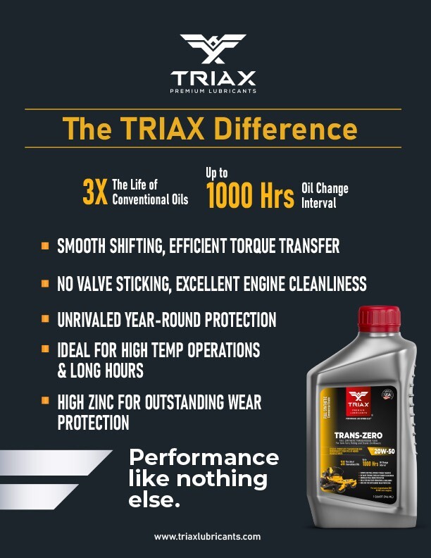 TRIAX Trans Zero 20W-50 Full Synthetic Hydro-Static Trans Oil (1 Gallon ...