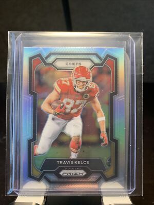 Travis Kelce Silver Prizm Holo - 2023 Panini Prizm #151 Kansas City ...