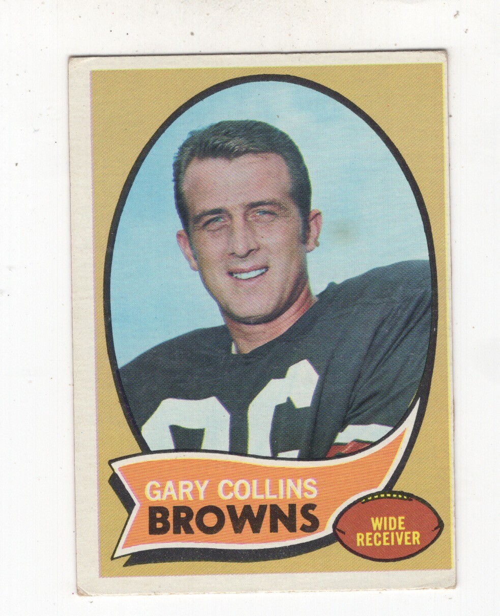 1970 TOPPS FOOTBALL GARY COLLINS CLEVELAND BROWNS #169 | eBay