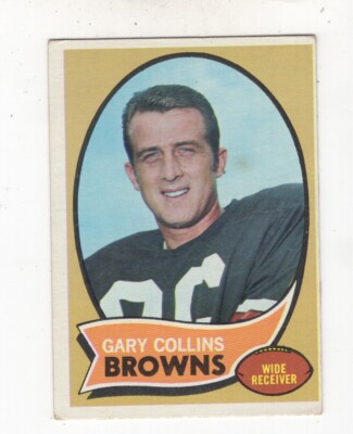 1970 TOPPS FOOTBALL GARY COLLINS CLEVELAND BROWNS #169 | eBay