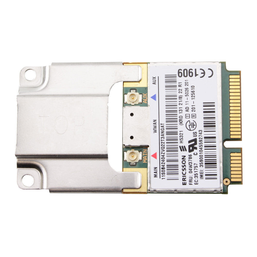 New Genuine Lenovo Thinkpad T430 T530 X230 X1 H5321GW WWAN Card 04W3786 ...