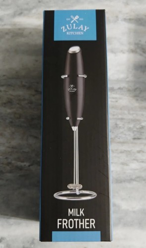 Zulay Kitchen Milk Boss Electric Milk Frother - Black | eBay