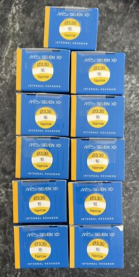 MIS SEVEN Implant 3.3mm x 16mm Narrow Platform Internal Hex 2028 ...