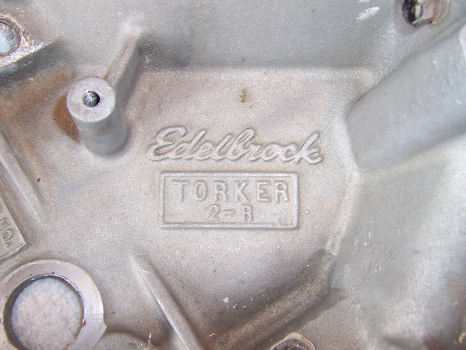 Vintage 70's, Edelbrock Torker 2 - R big block Chevy intake manifold ...