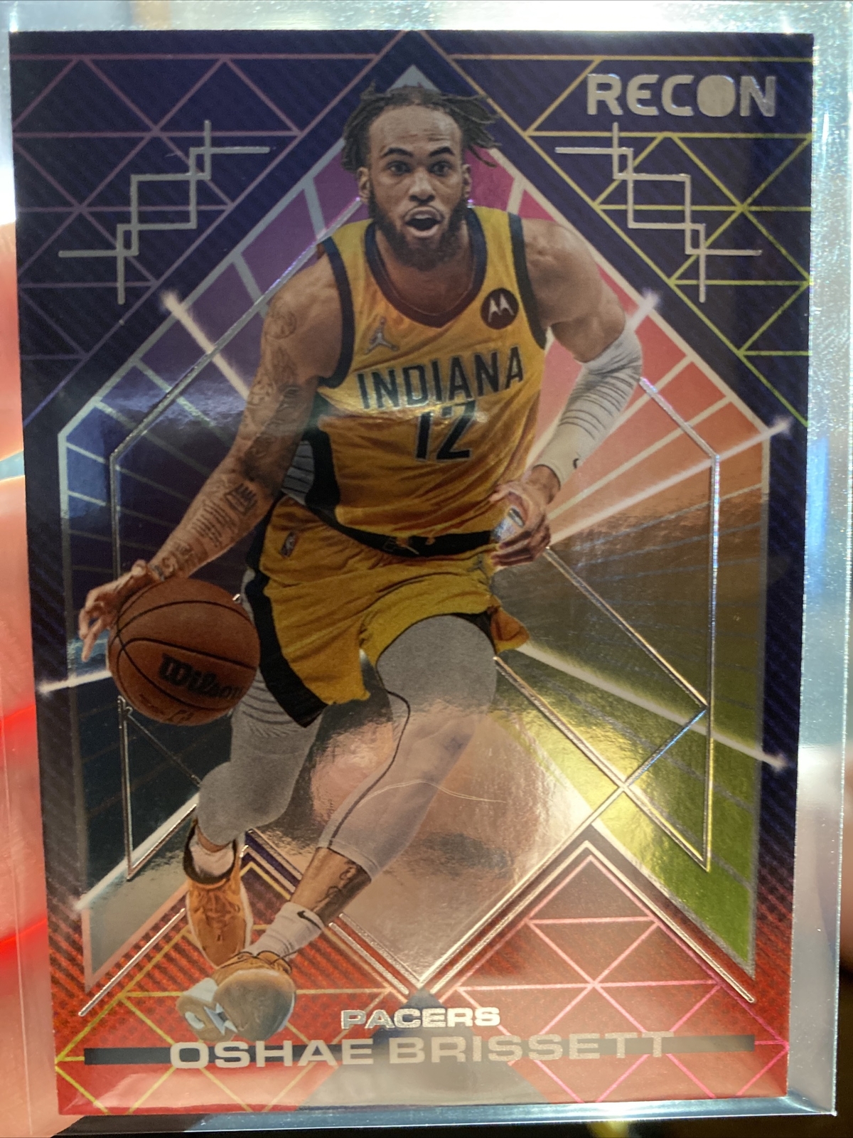 2021-22 Panini Recon OSHAE BRISSETT #176 Silver Foil Holo Indiana ...