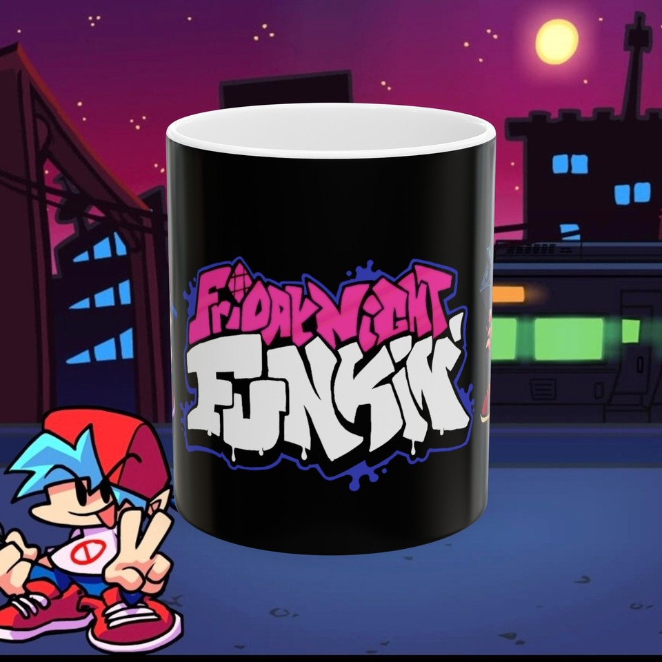 Friday Night Funkin Fnf Boyfriend Pico Pico’s School Ceramic Mug, (11oz ...