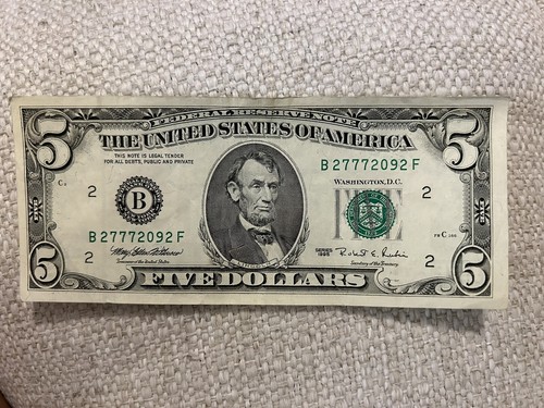 1995 series 5 dollar bill | eBay