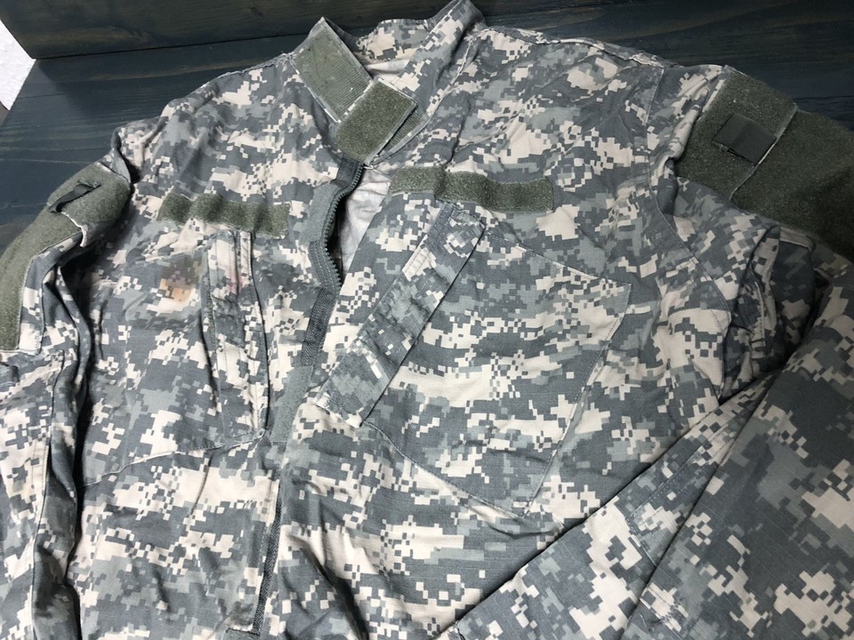 US Army Military ACU Digital Combat Uniform Shirt Top Jacket Blouse ...