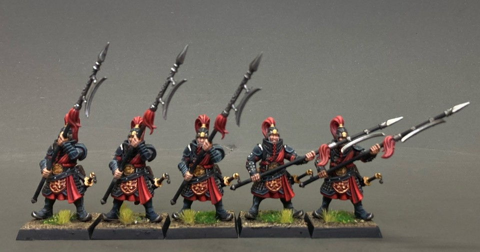 Warhammer Fantasy Battle Jade Warriors pro Painted The Old World *30 ...