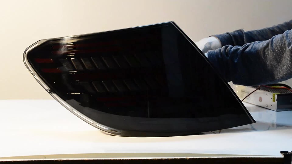 For 2007-2014 Mercedes W204 C180 C250 C300 C63 AMG LED Tail Light Smoke ...