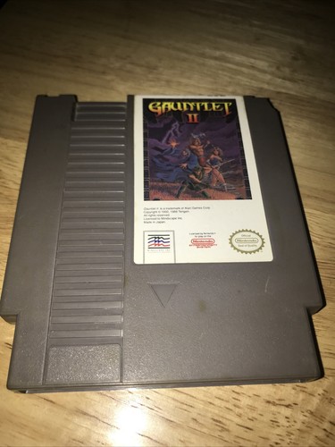 Gauntlet II 2 NES Cartridge Working Game Only With Corner Piece Missing ...