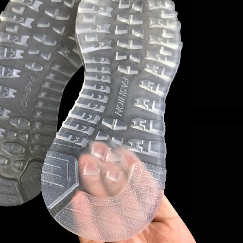 1 Pair Anti-slip Rubber Soles Replacement Shoe Care Patch Repair Boot ...