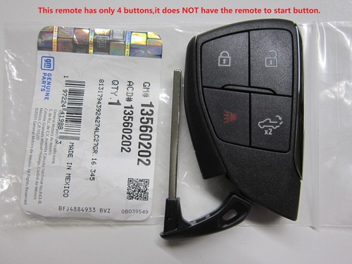 NEW OEM 2022-2025 CHEVY SILVERADO KEYLESS REMOTE SMART KEY FOB 13560202 ...