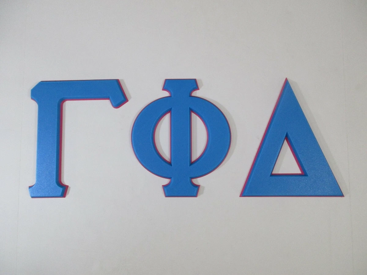 Blue Greek Delta Symbol