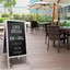Large Outdoor Double Side Sidewalk Wooden A Frame Chalkboard Magnetic ...