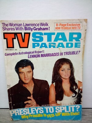 TV Star Parade magazine November 1969 Elvis Priscilla Presley Johnny ...