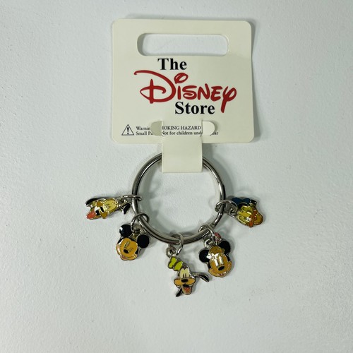 VTG Disney Charms Keychain Mickey Mouse Minnie Mouse Pluto Goofy Donald ...
