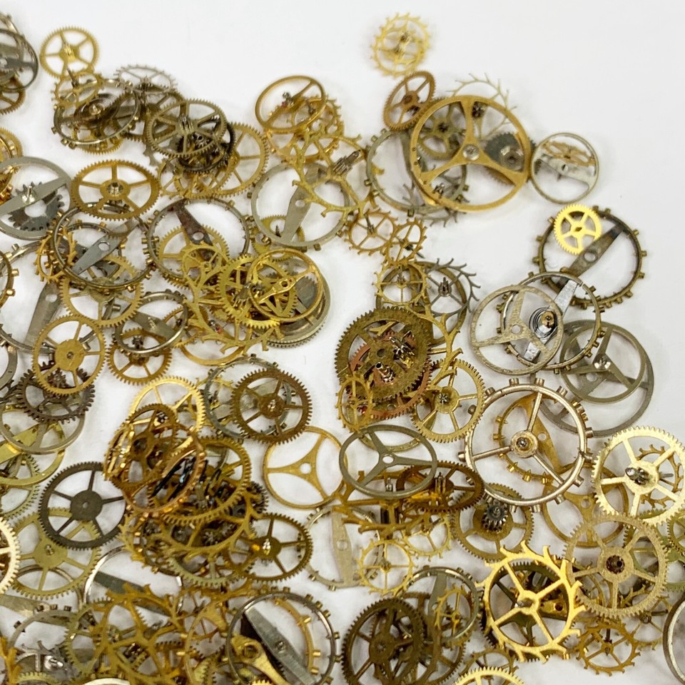 100 Watch Wheels Balance Escape Silver Gold Steampunk Gear Watchmaker ...
