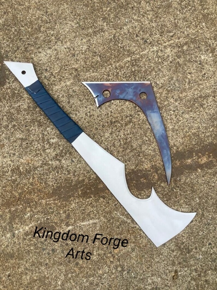 Steel Replica Sokka Weapon Set. Boomerang and Machete. Avatar The Last ...