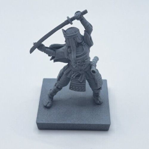 3d printed Female Samurai mini 28 | 32mm, DnD,, tabletop, Wargame ...